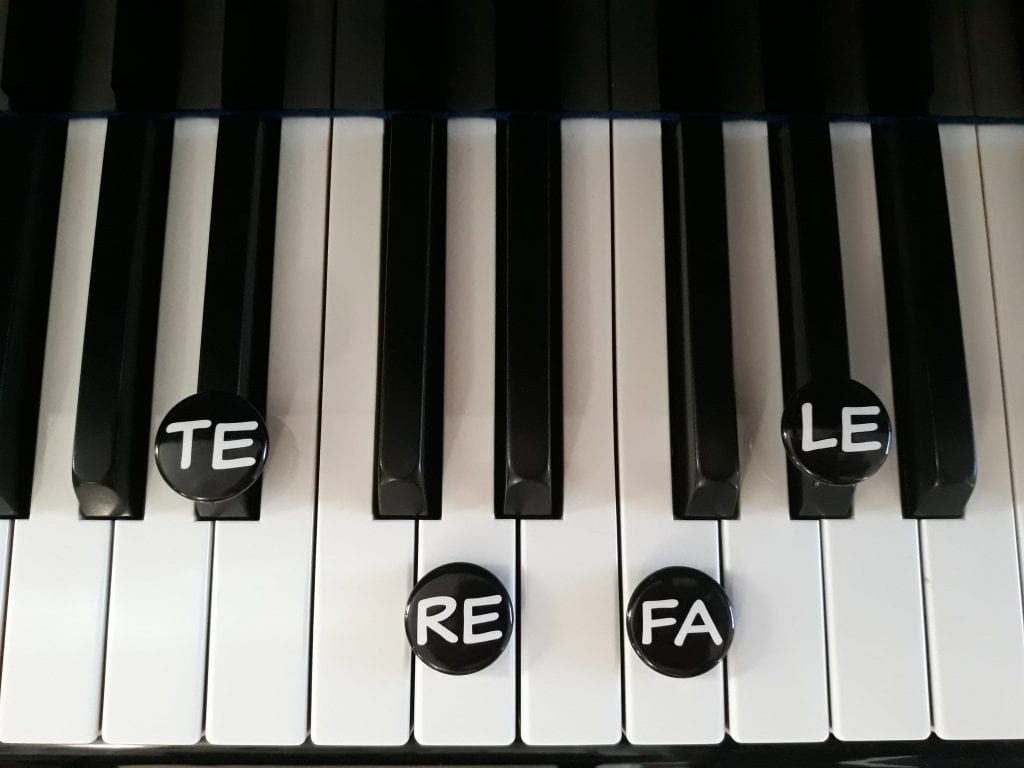 17 Diatonic and Chromatic TONIC SOL-FA and SOLFEGE Magnets - Musical ...